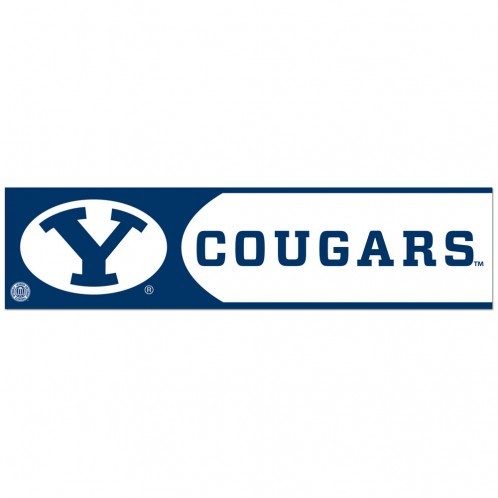BYU Cougars Decal 3x12 Bumper Strip Style - 32085674067 | B-Town Sports